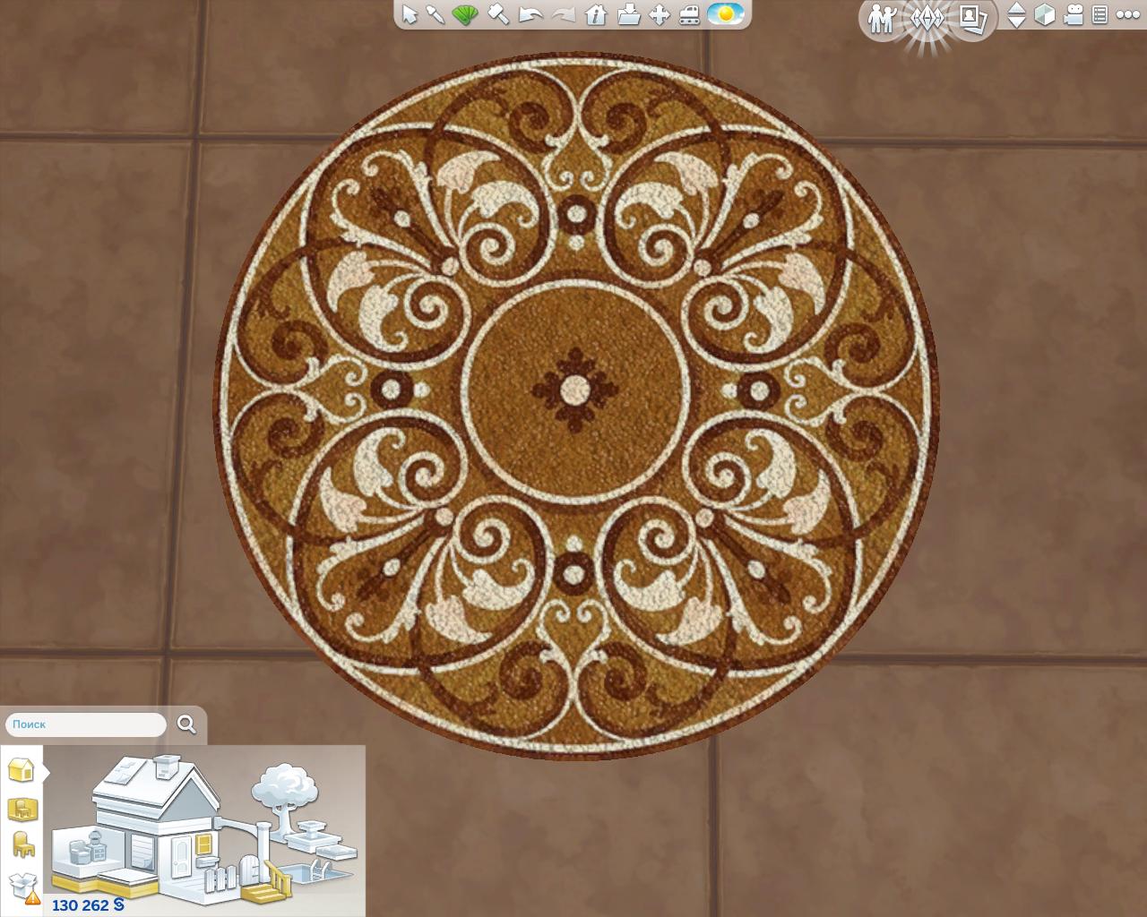 Mod The Sims - Round rug "Exquisite"