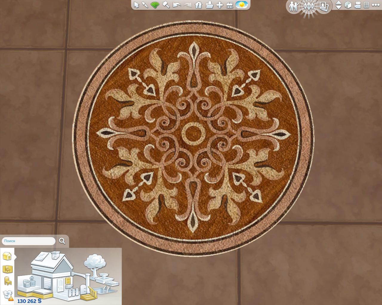 Mod The Sims - Round rug "Exquisite"