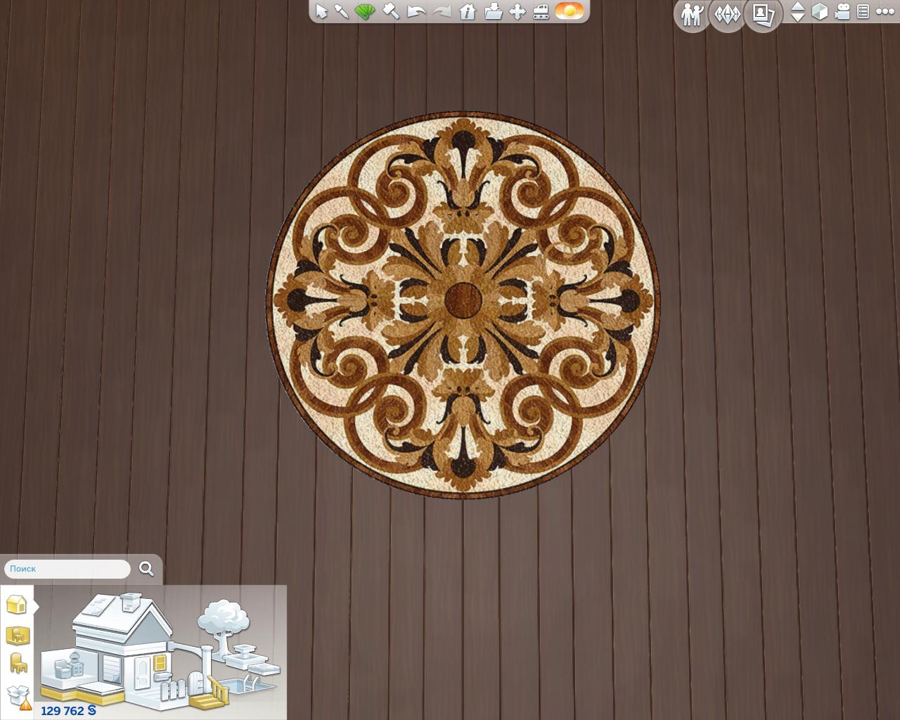 Mod The Sims - Round rug "Exquisite 2"