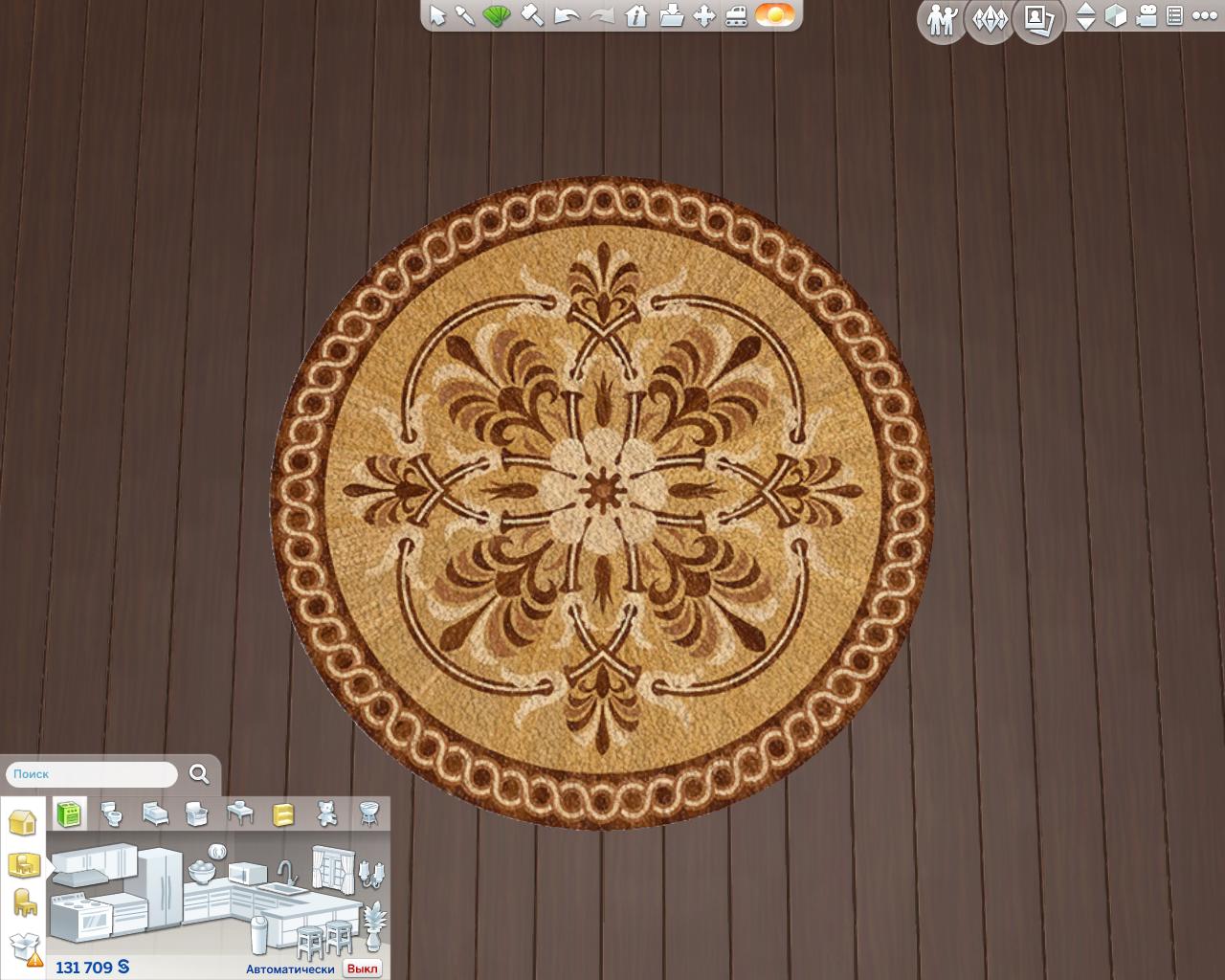 Mod The Sims - Round rug "Exquisite 3"