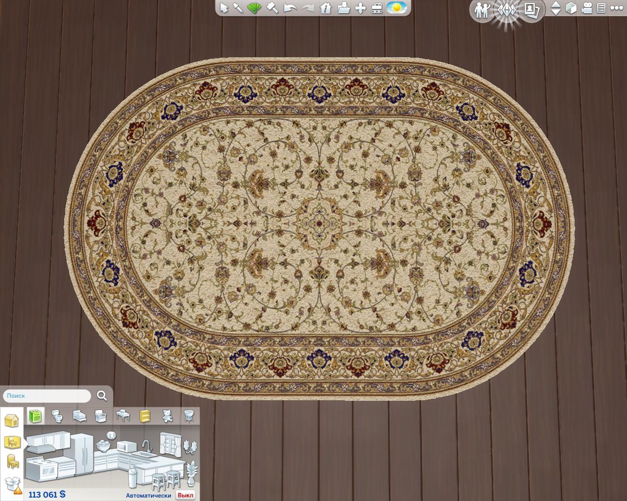 Mod The Sims - Oval Rug "Edem 2"