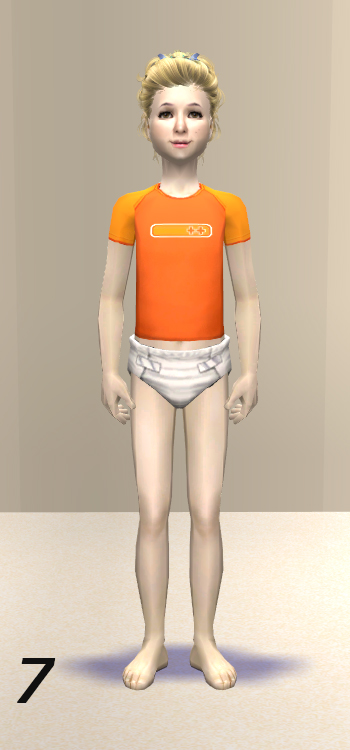 Mod The Sims - Recolor Diapers for Children