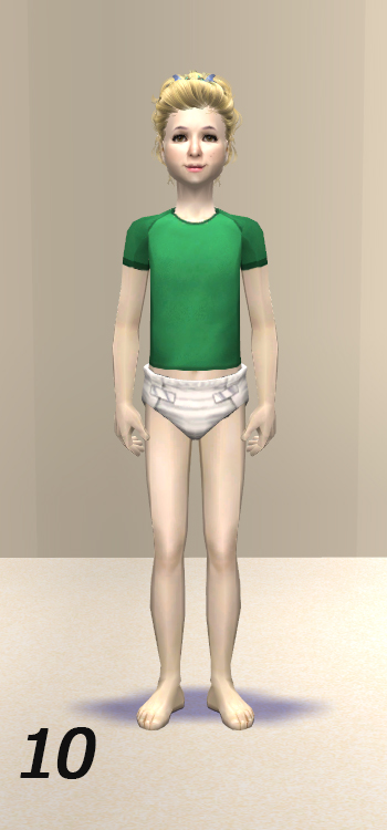 Mod The Sims - Recolor Diapers for Children