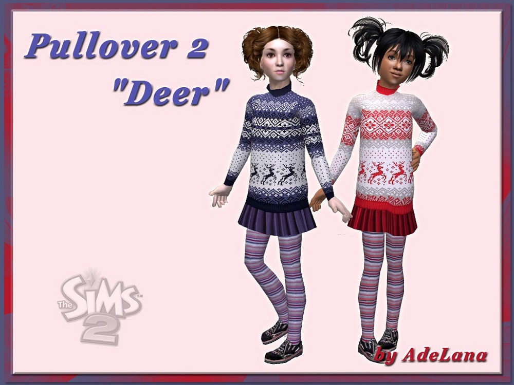 Mod The Sims - "Deer" - Clothing set for children.