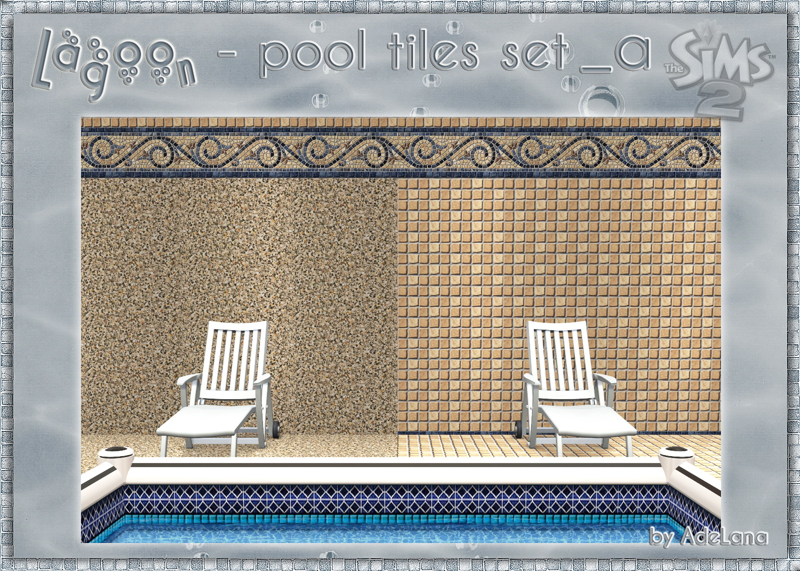 Mod The Sims - "Lagoon" Pool tile set