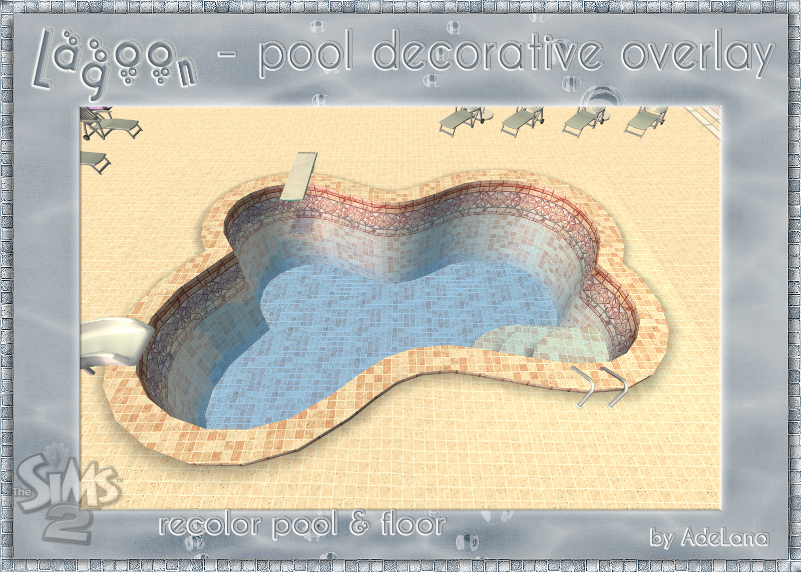 Mod The Sims - "Lagoon" - Pool Decorative Overlay