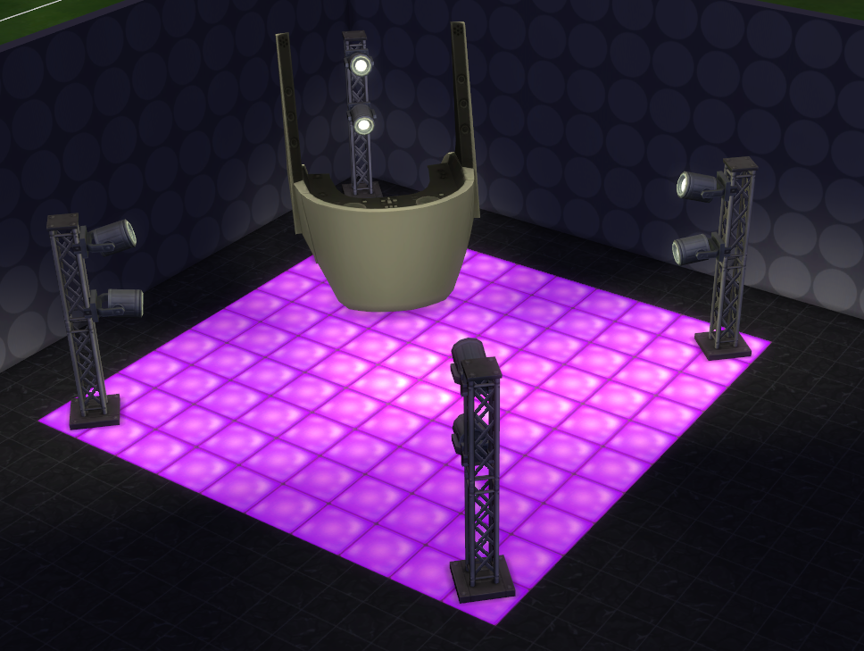 Mod The Sims - TS2 Dancin' Glass Floor Tile [Conversion]