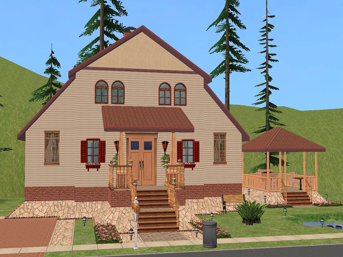 Mod The Sims - Family Cabin Deluxe no CC