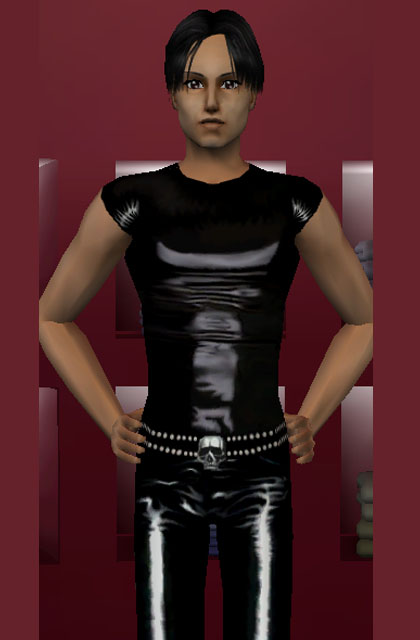 Mod The Sims - KSK Black Vinyl Top #1 for Adult Male
