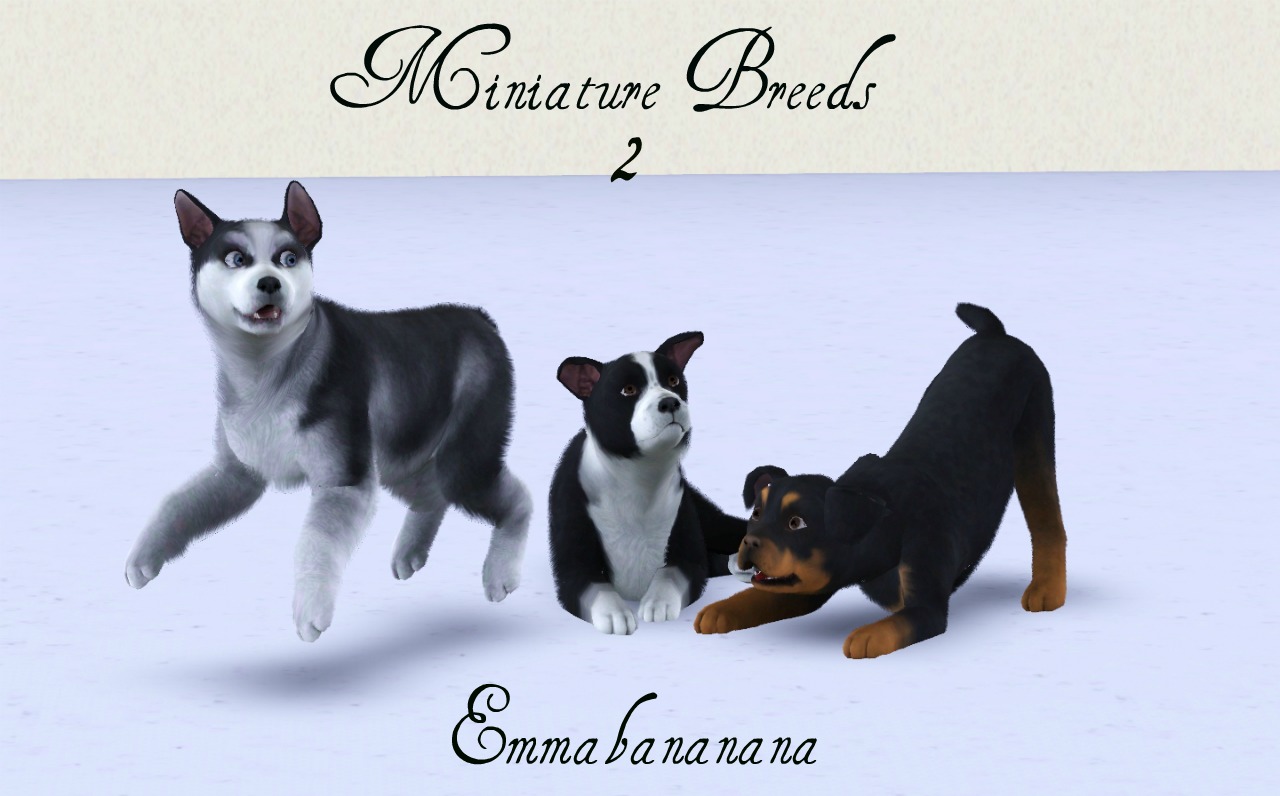 Mod The Sims - Miniature Breeds - Part two