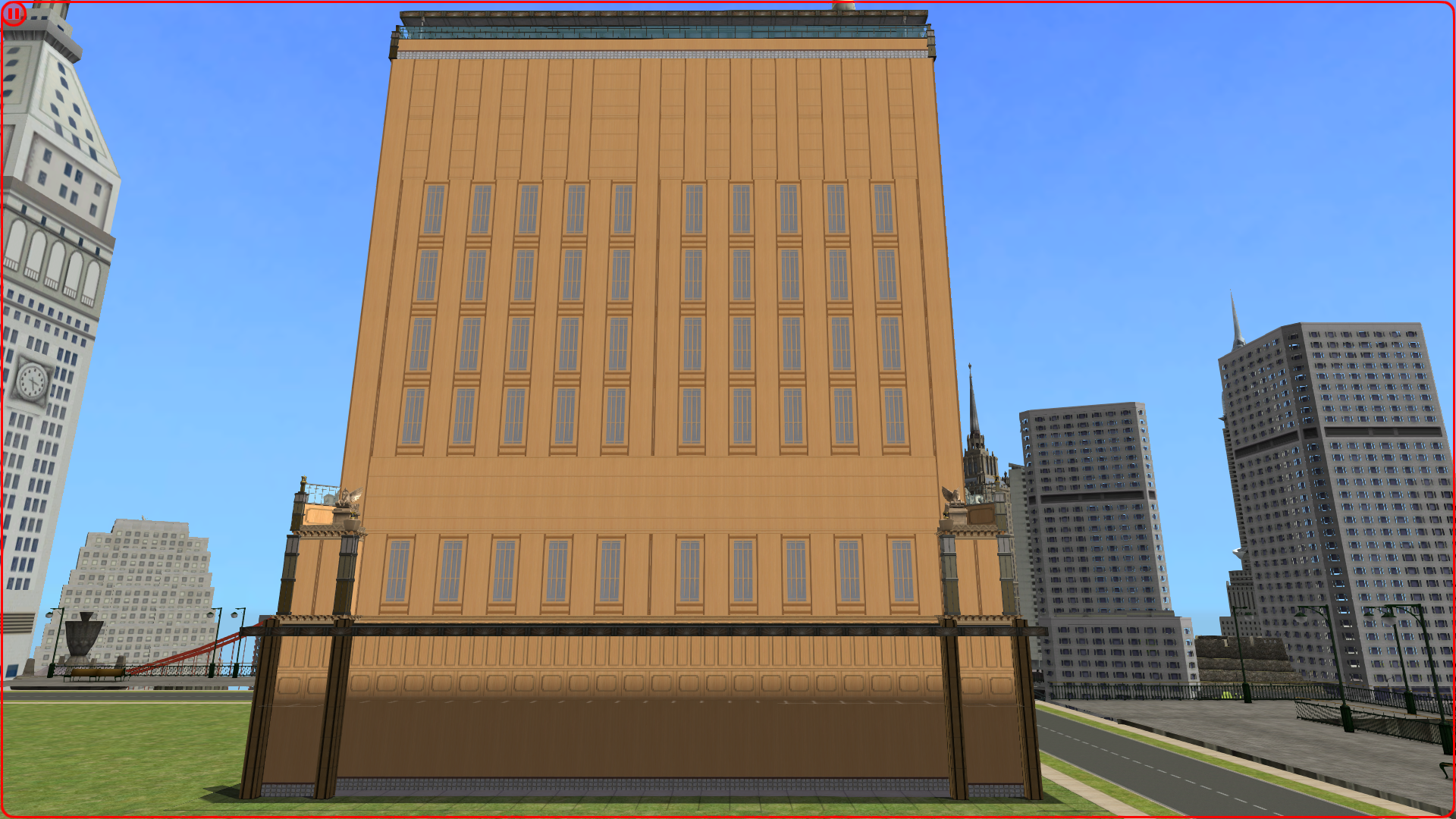 Mod The Sims - Skyscraper template - A fabulous empty building for you.