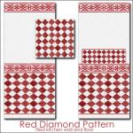 Mod The Sims - Red Diamond Kitchen Tile Set