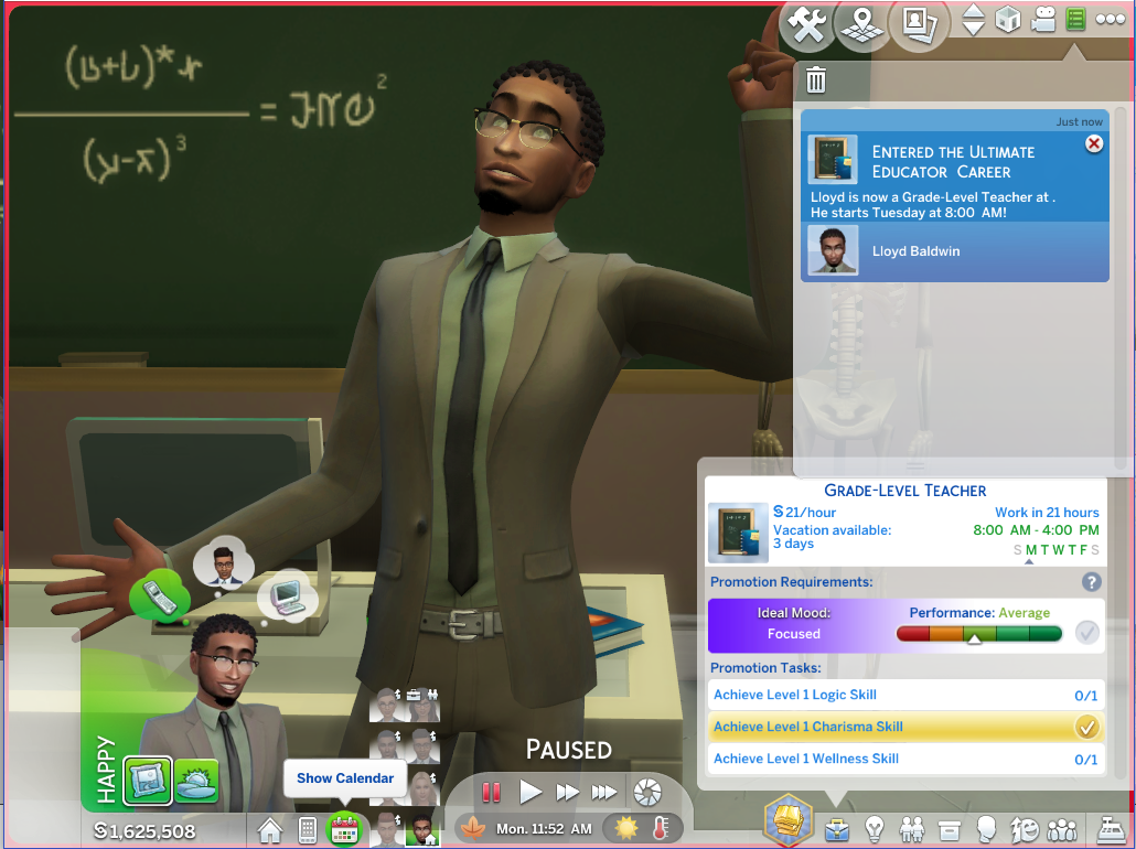Mod The Sims - Ultimate Educator Career **TESTED WITH 12/20/18 PATCH**