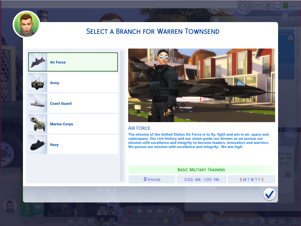 Mod The Sims - Ultimate Military Career