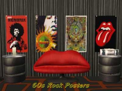 Mod The Sims - Rock Posters - Part I