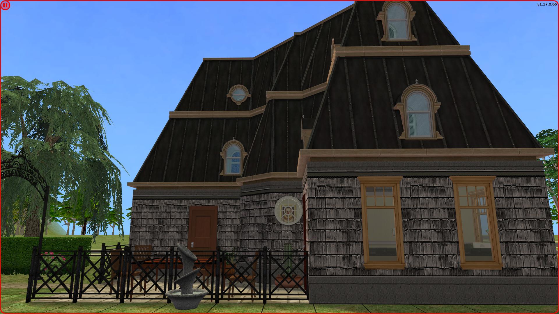 Mod The Sims - The Sims 1 Goth House for TS2