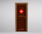 Mod The Sims - 3 Styles of "Fu" Wall Sticker on Doors