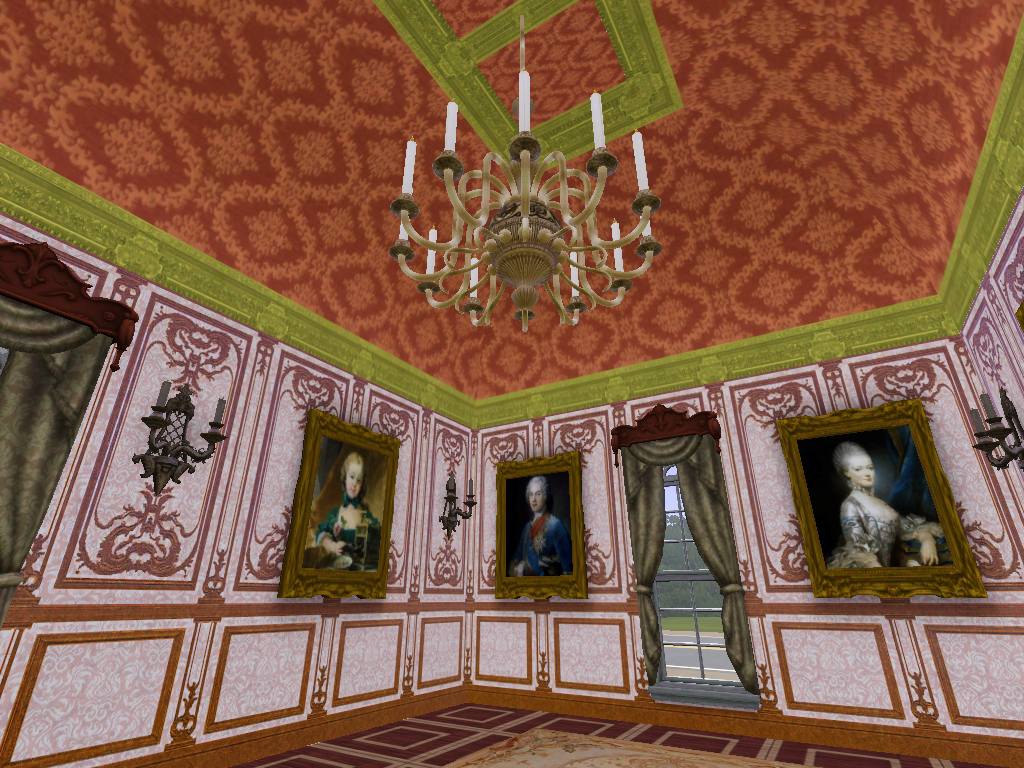Mod The Sims - Vaulted Ceiling Set For TS3 *Updated 6/28/12*