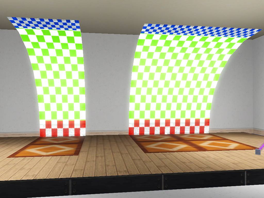 Mod The Sims - Vaulted Ceiling Set For TS3 *Updated 6/28/12*