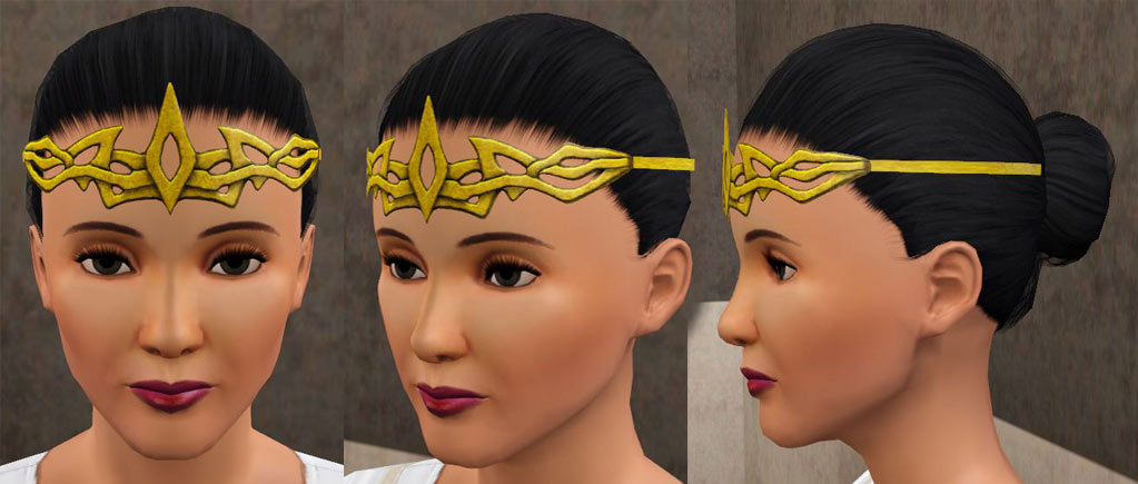 Mod The Sims - Medieval Crowns, Circlets, and Hat Hair - Ye Olde ...