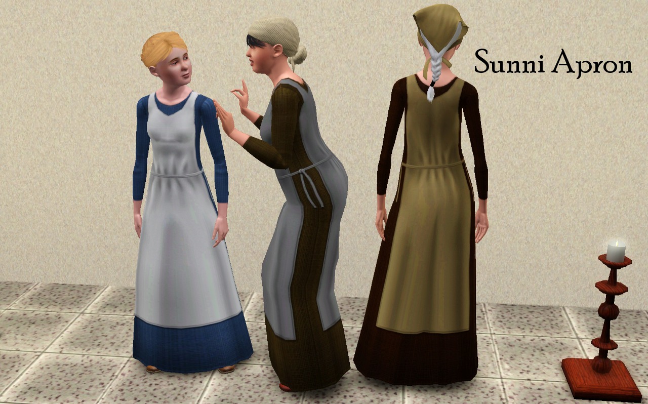 Mod The Sims - Simdom Garment Shoppe (More Medieval Dresses) - Ye Olde ...