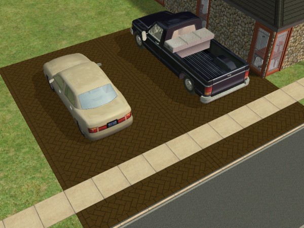 Mod The Sims - Four Recolors of the Brick Driveway