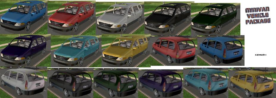 Mod The Sims - Simfantastic 2's Vehicle Mania! 6 cars with many recolors!