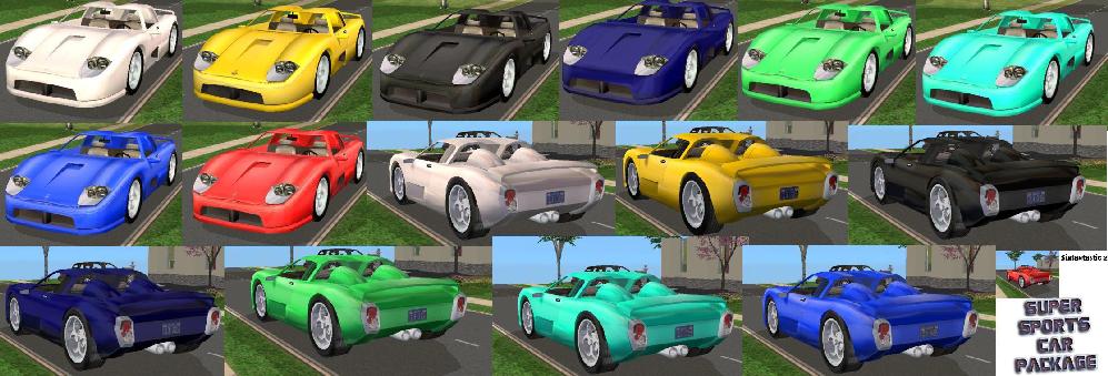 Mod The Sims - Simfantastic 2's Vehicle Mania! 6 cars with many recolors!