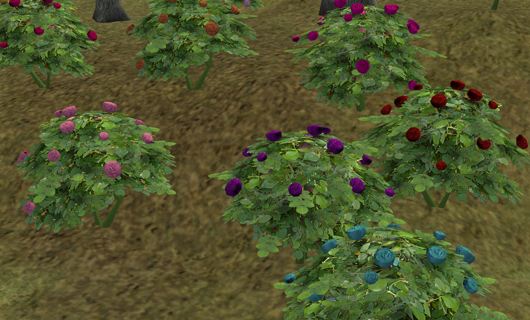 Mod The Sims - Rosebush Recolours FIXED