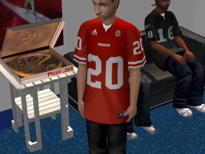 Mod The Sims - Requested Nebraska Huskers Jersey - Teen, YA & adult male
