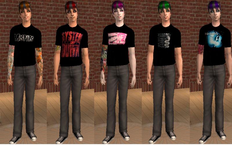Mod The Sims - Tangy punk streaks.