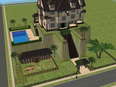 Mod The Sims - Column House with Rancho