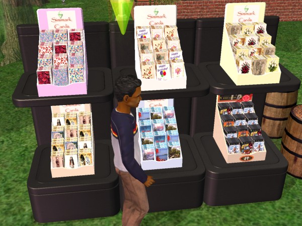 Mod The Sims - Greeting Cards~ Maxis Countertop Game Display