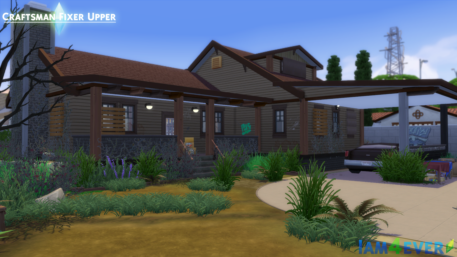 Mod The Sims - Craftsman Fixer Upper (CC Free)