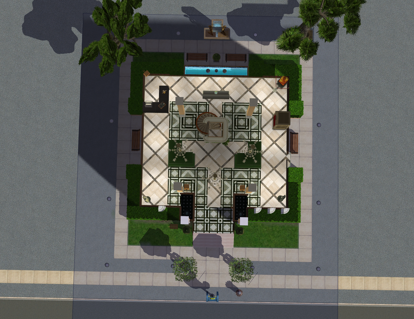 Mod The Sims - Art Deco Tailors Community Lot