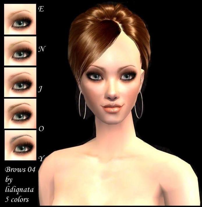 Mod The Sims - *More Elegant brows*