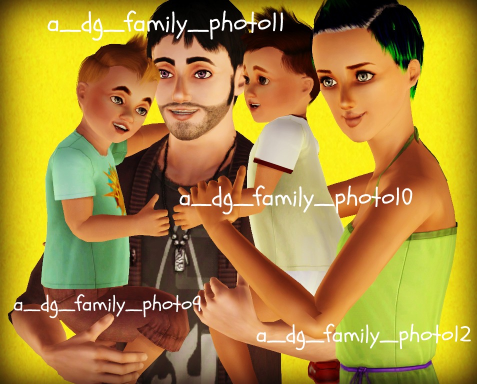 Sims 3 Poses Family