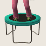 Mod The Sims - The Sim Bouncer - a trampoline for fun and body skill