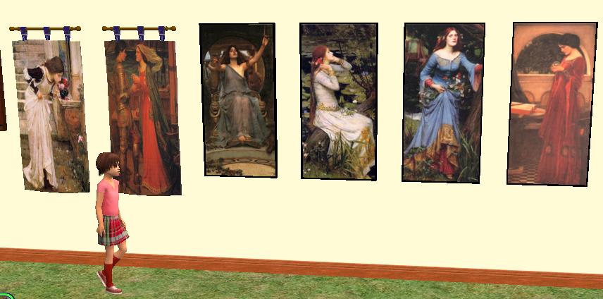 Mod The Sims - [EP Ready] Set of 27 Medieval Paintings