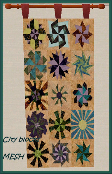 Mod The Sims - Hanging Quilts and Rugs