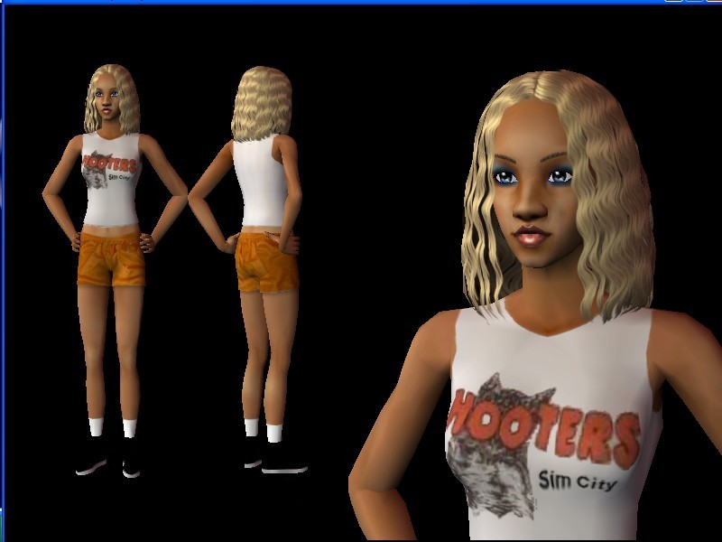 Mod The Sims - Hooters Uniform