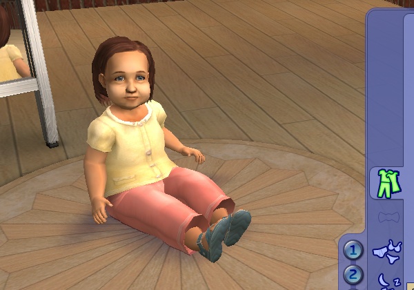 Mod The Sims - Fat family and Slim family toddler new clothes