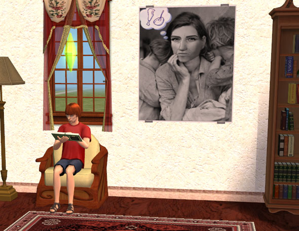 Mod The Sims - Famous Depression era photo Migrant Mother Sim Realism ...