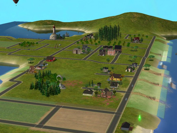 Mod The Sims - At the Seaside - Small sunny neighbourhood terrain for ...