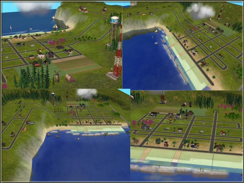 Mod The Sims - Neighbourhood Beach Front - *Request* - Map by Deskp ...