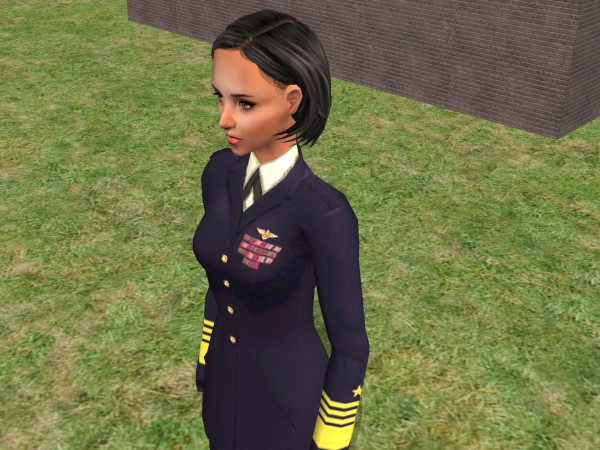 Mod The Sims - Navy Service Dress Blues for the Ladies