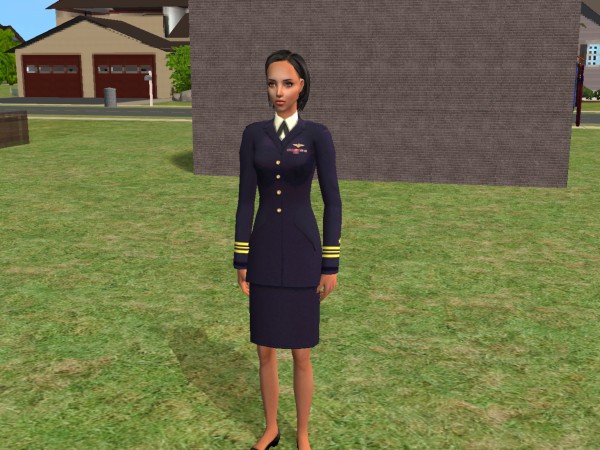 Mod The Sims - Navy Service Dress Blues for the Ladies