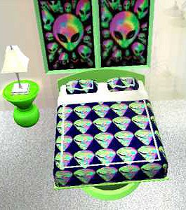 Mod The Sims - Psychedelic Aliens Bedroom Design