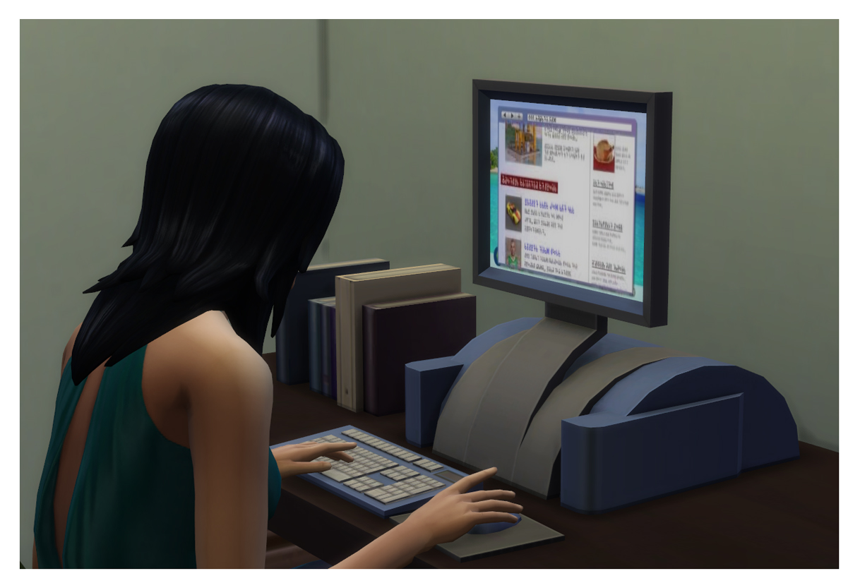 Mod The Sims - TS3 > TS4 Sleek Intellect 5010 PC Conversion