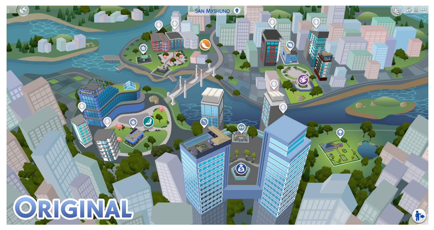 Mod The Sims - San Myshuno Map Override